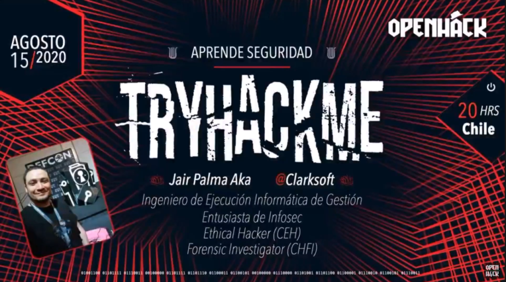Aprendiendo cyberseguridad con Tryhackme – OpenHack Chile